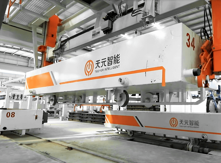 low control AAC block production line From Teeyer